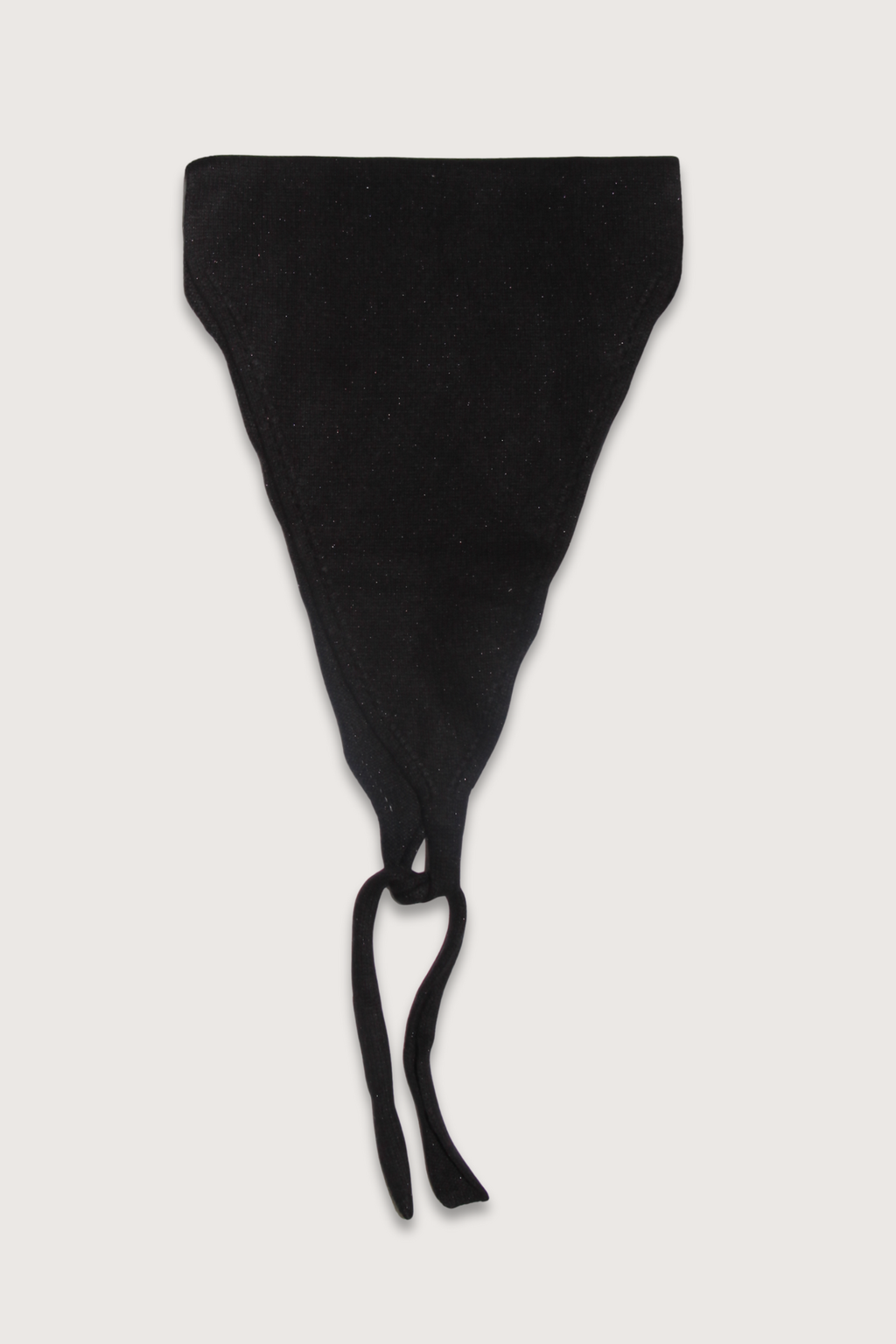 Mila Lux Triangle Scarf With Tie Caviar | HURRAY | Otte New York