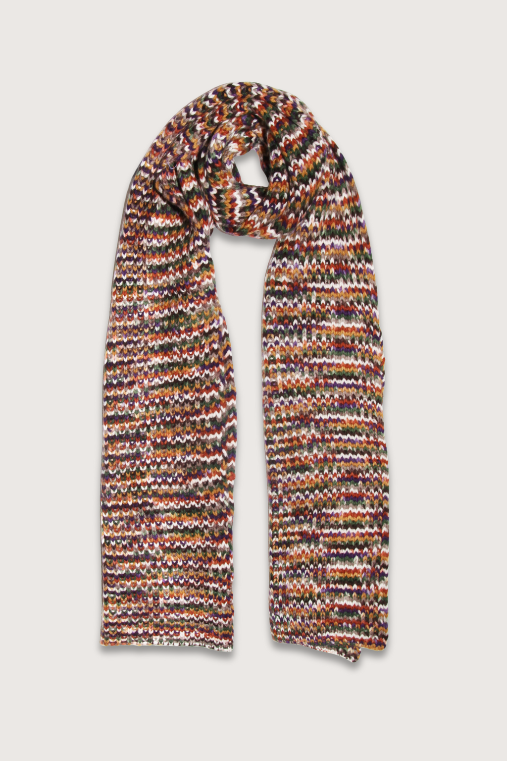 Roger Scarf Cashmere Scarf Brown Multi – Otte New York